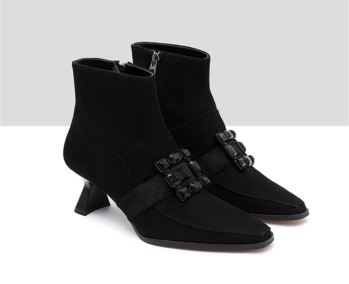 Buy mid heel booties Ilanis. Audley Shoes Official Online Shop